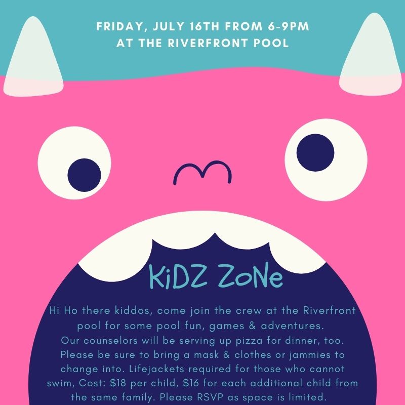Kidz Zone July 2021 - Riverfront Swim Club