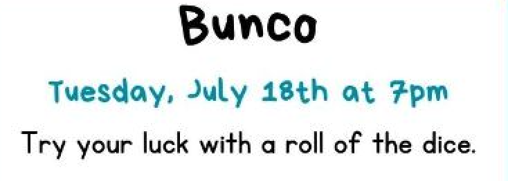 Bunco - Riverfront Swim Club