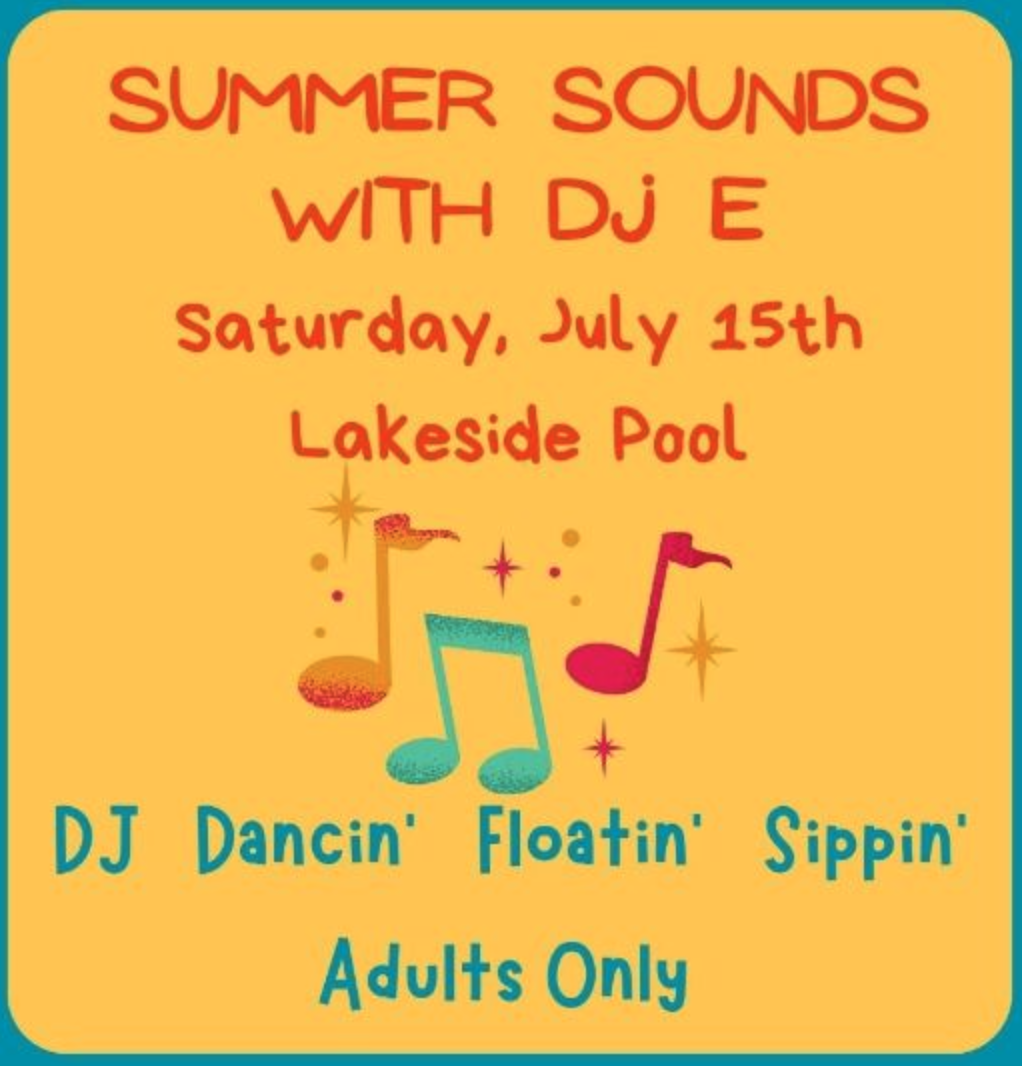DJ Summer Party for Adults - Riverfront Swim Club
